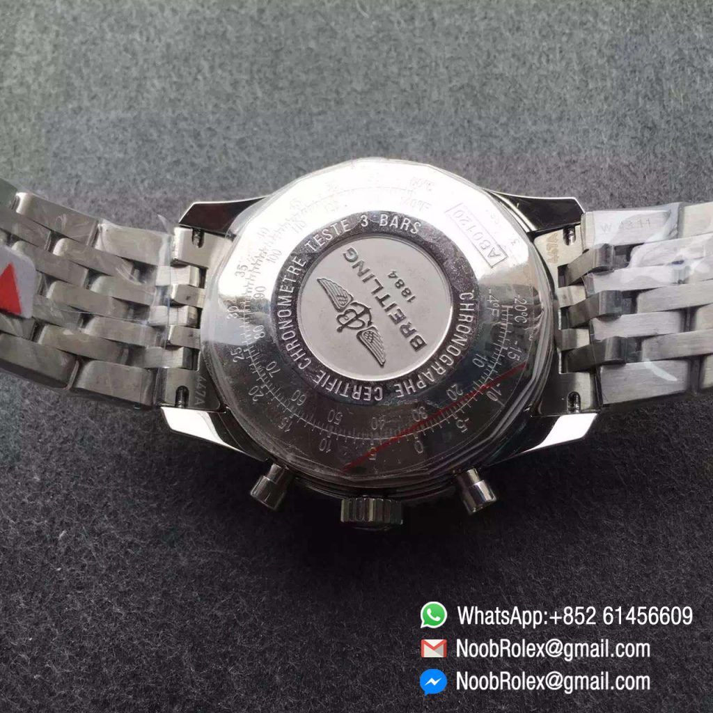 Pilot Watch Navitimer 01 Automatic Blue Dial Steel Bracelet Asian 7750 ...