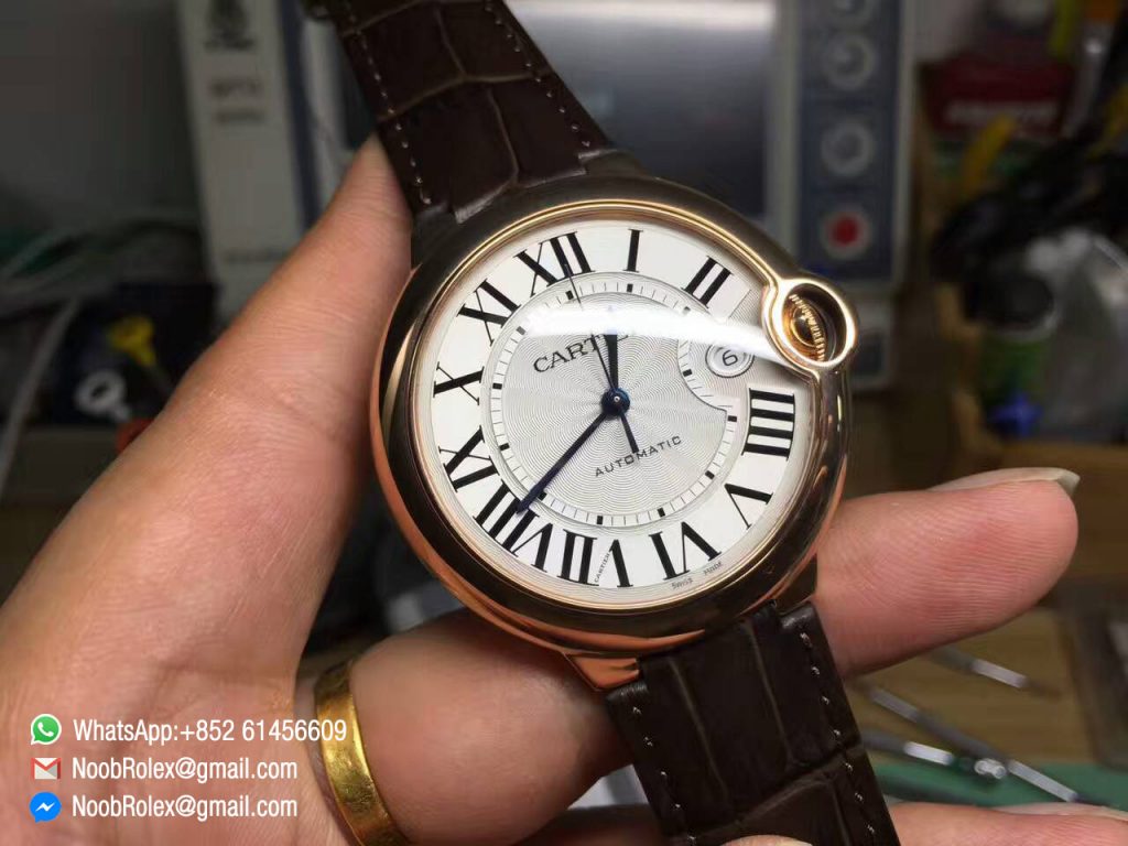 Ballon Bleu DE Watch WGBB0017 42mm Pink Gold Case Sapphire 1:1 Best ...