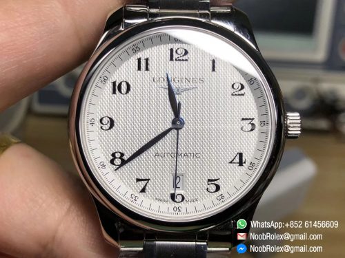 Master Collections L26284786 316L Steel Case & Bracelet Date at 6 o ...