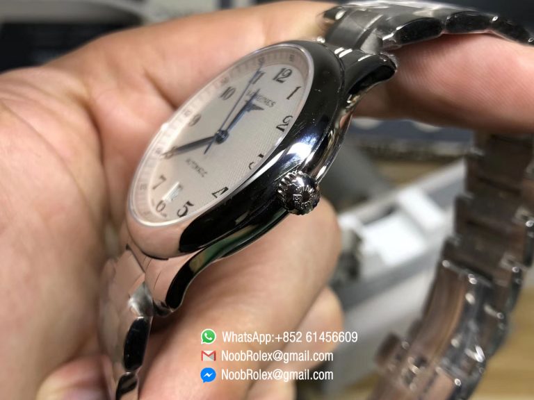 Master Collections L26284786 316L Steel Case & Bracelet Date at 6 o ...