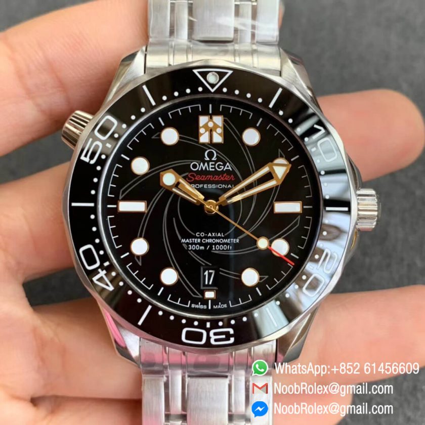 Noob Watch – Omega Seamaster Diver 300M 007 James Bond Steel Case VSF ...