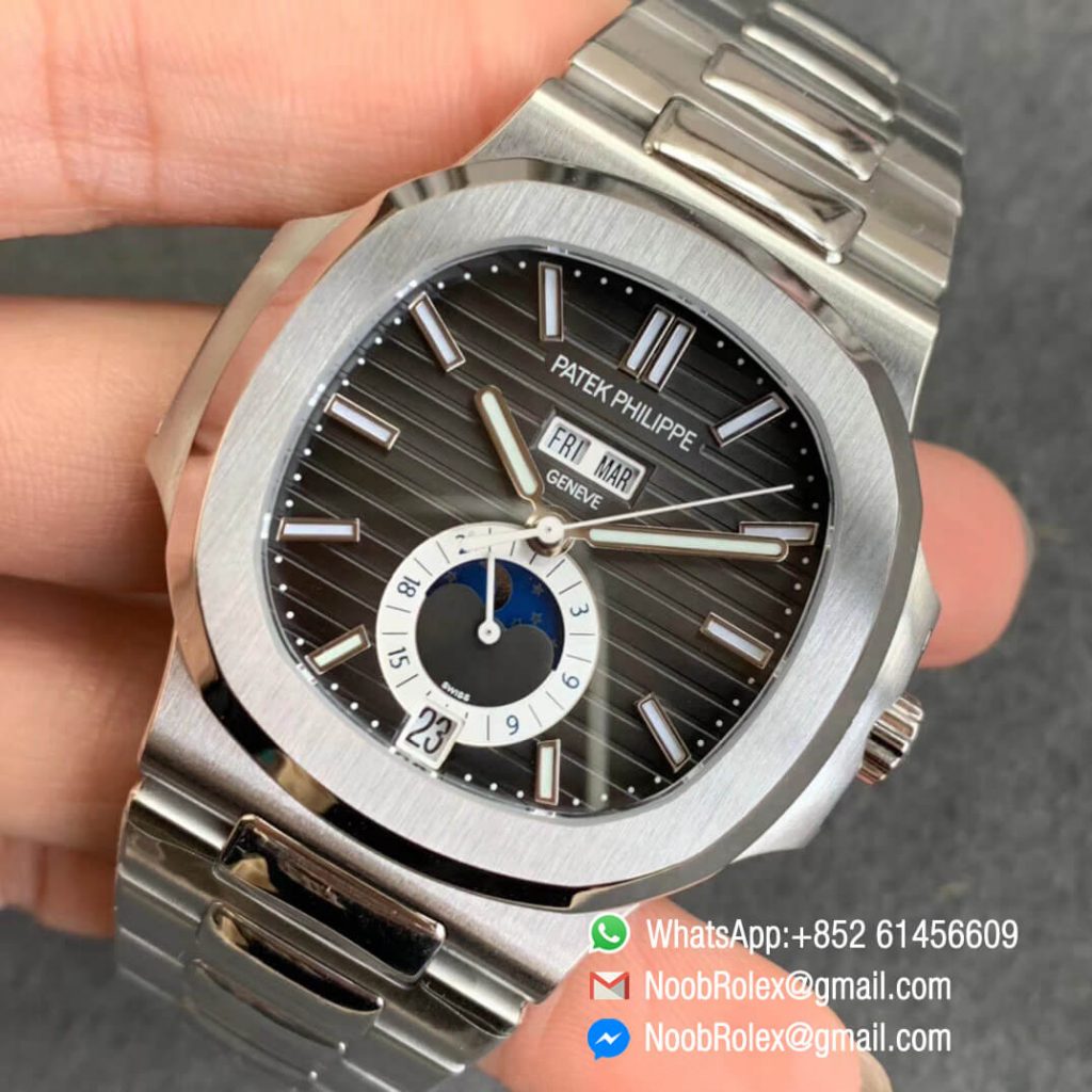GRF Patek Nautilus 5726 Complicated 24-Hours Moonphase Steel Case ...