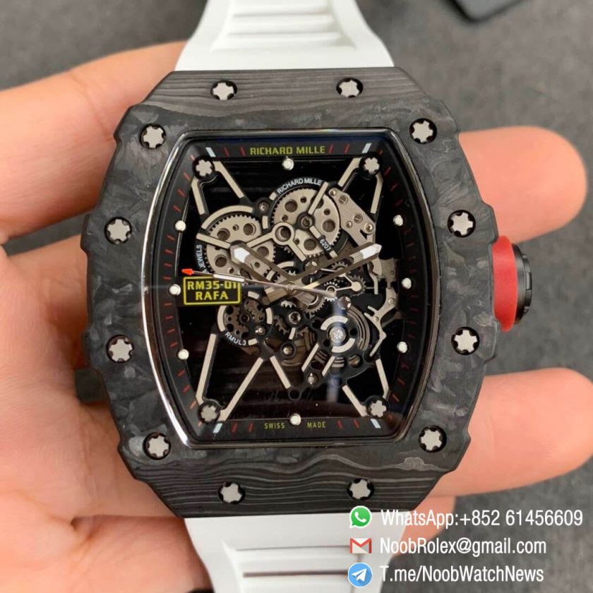 KVF RM55 Bubba Watson Limited Edition White Ceramic Case Skeleton Dial ...