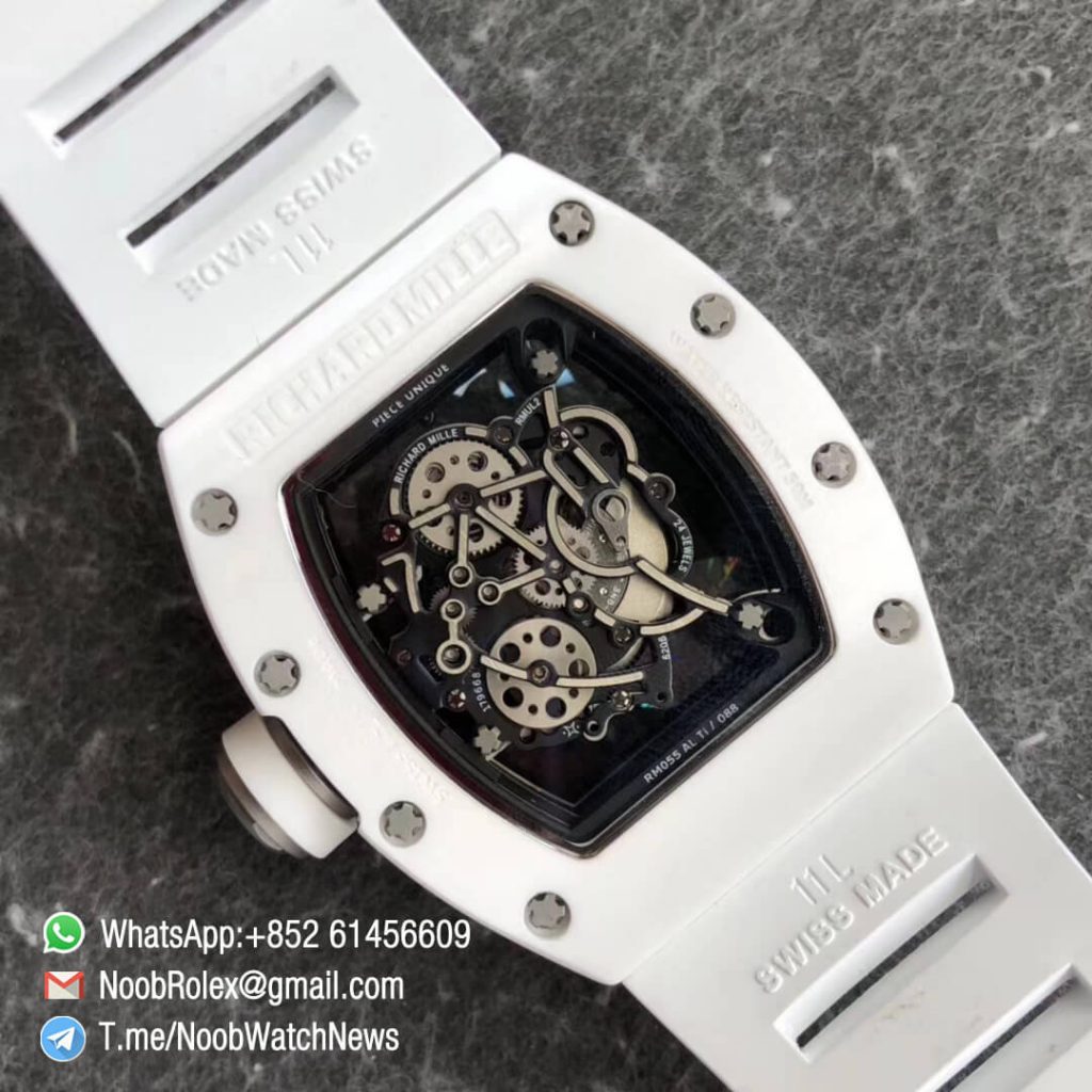 KVF RM55 Bubba Watson Limited Edition White Ceramic Case Skeleton Dial ...