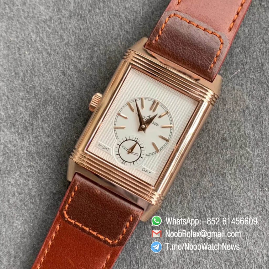 MGF Reverso Tribute Small Seconds Double Face GMT Watch Rose Gold Case ...