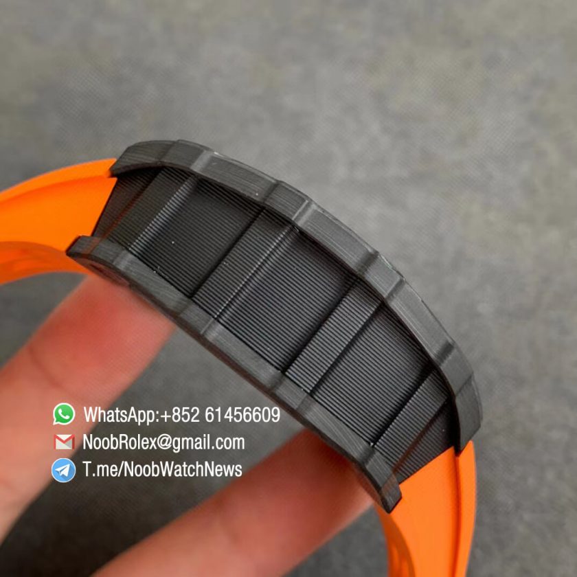 KVF Sup Clone RM11-03 Chrono Forged Carbon Case Skeletonal Dial with ...