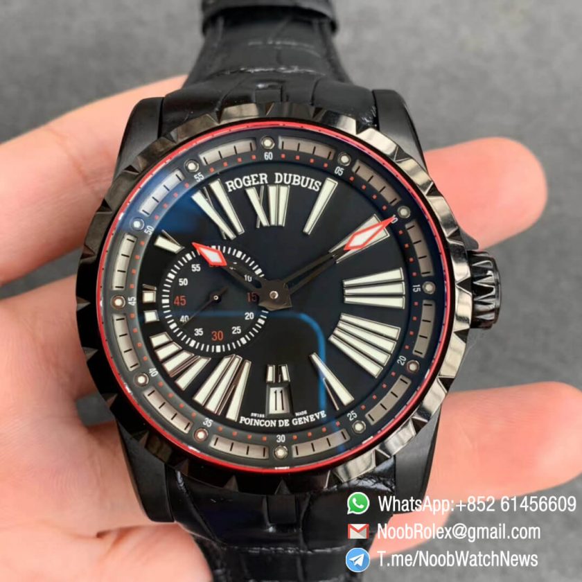 TBF Top Quality Replica Roger Dubuis Excalibur DBEX0543 Blue Dial with ...